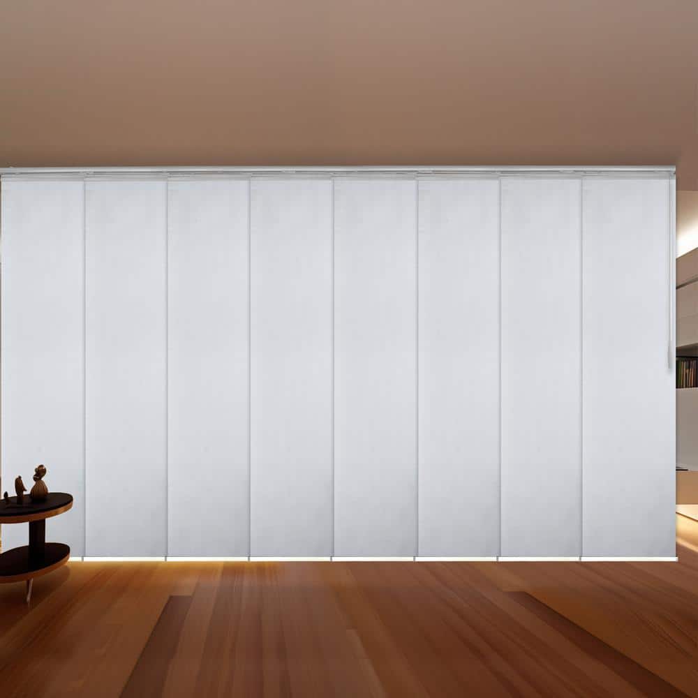 EMOH Aquamarine 130 in. - 175 in. W x 94 in. L Adjustable 8- Panel ...