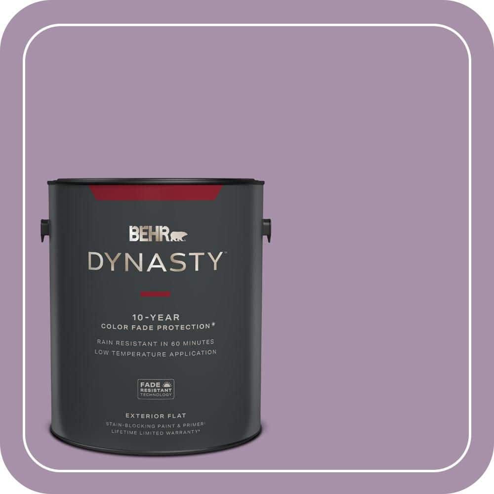 BEHR DYNASTY 1 gal. #MQ5-33 Uptown Girl Flat Exterior Stain-Blocking ...