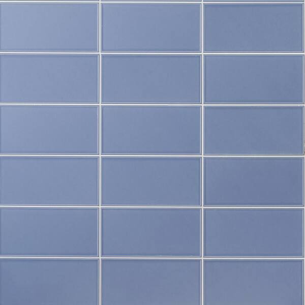 Ivy Hill Tile Tori Border Blue 8 in. x 0.31 in. Matte Ceramic Tile ...