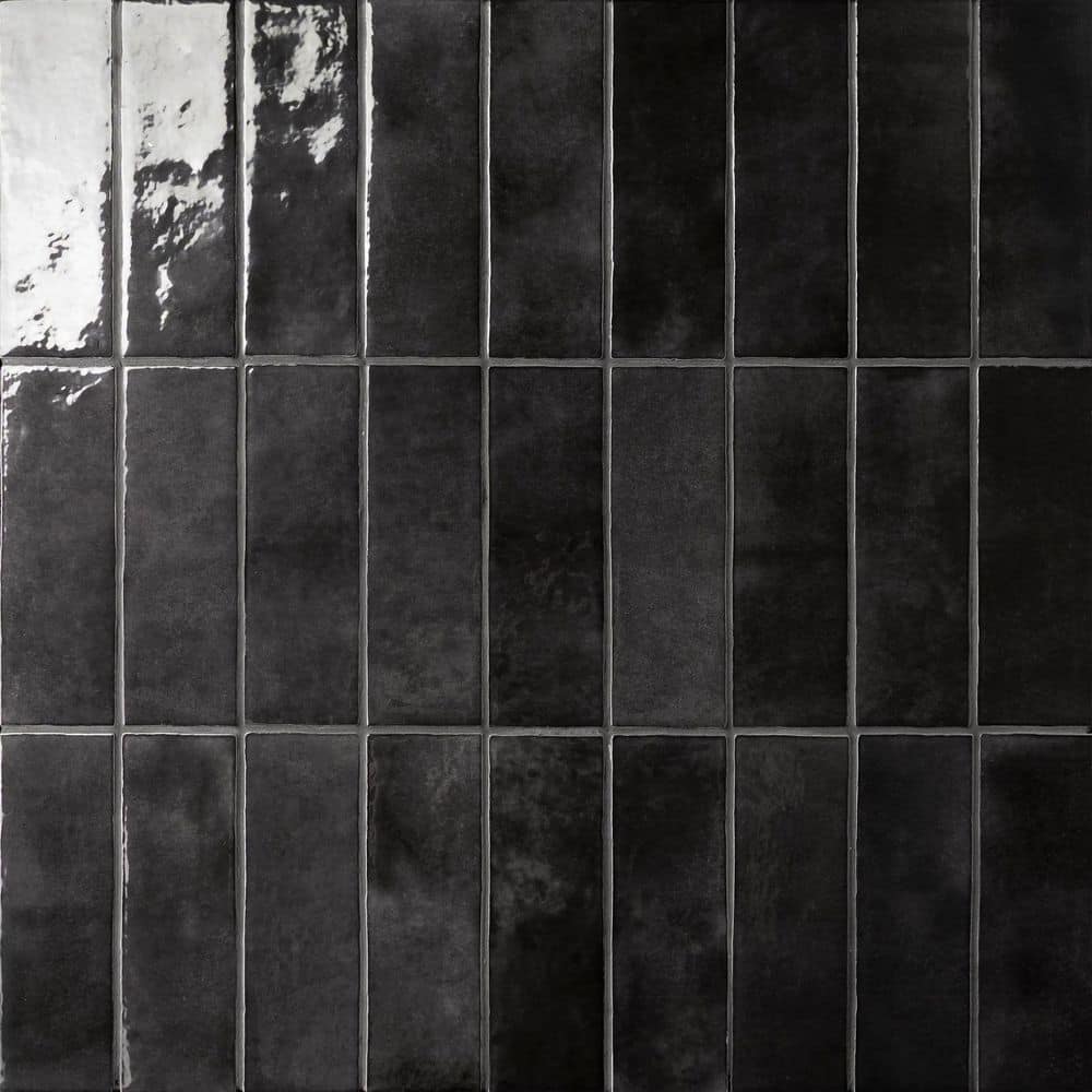 Reviews for Bedrosians Cloe Subway Glossy Black 2.5 in. x 8 in ...