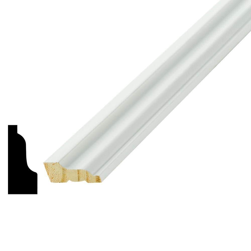 Alexandria Moulding LWM 210 5/8 in. x 1-5/8 in. Primed Pine Finger ...