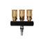 Primefit 1/4 in. 5-Way Air Manifold with Brass Couplers M14025-7 - The ...