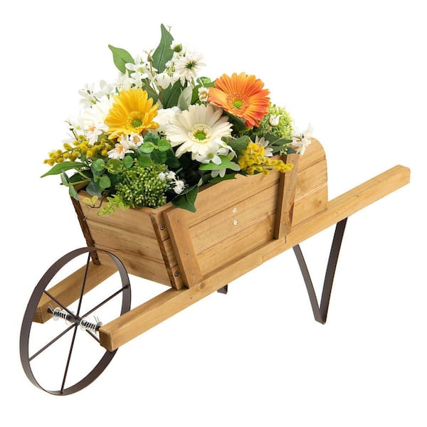 Decorative Flower Wagons New Wooden Wagon Planter Box Decorative