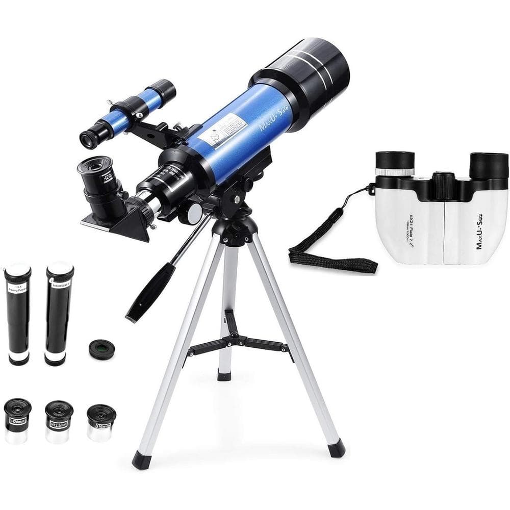 Misopily Refractor Telescope 70mm Compact HD Binoculars for Kids and ...