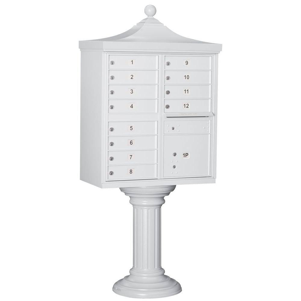 Salsbury Industries Regency Decorative 12-Compartment Cluster Box Unit ...