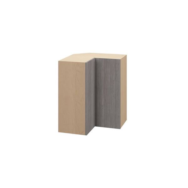 Kunal Kitchens Saratoga Slab 24 in. W x 30 in. H x 12 in. D in Greywood ...
