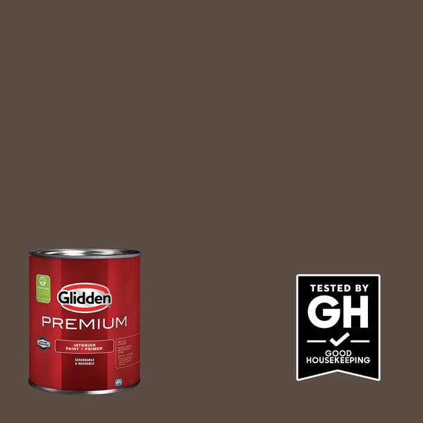 Glidden Premium 1 qt. PPG1018-7 Sarsaparilla Flat Interior Paint ...