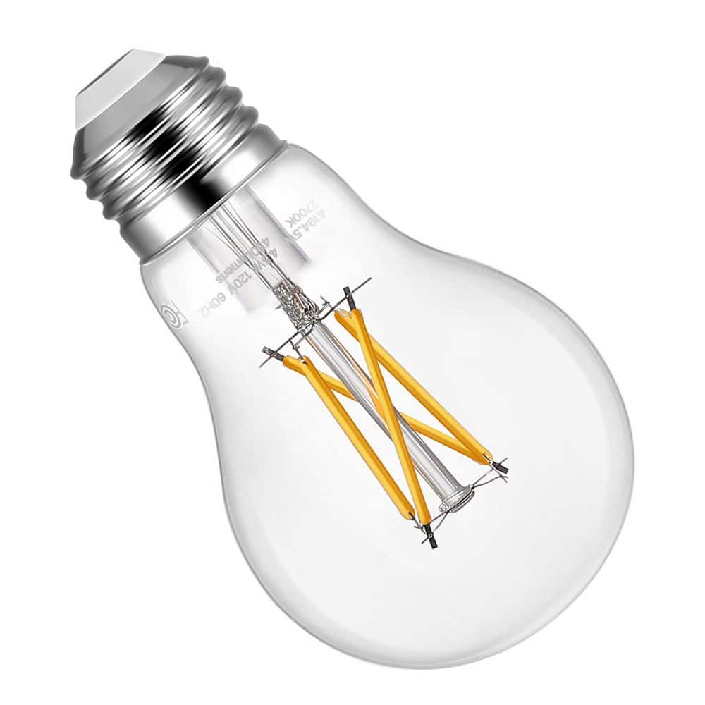 SKYSHALO 6 Pack Edison Bulbs LED A19, E26 Base Soft White (2700K ...