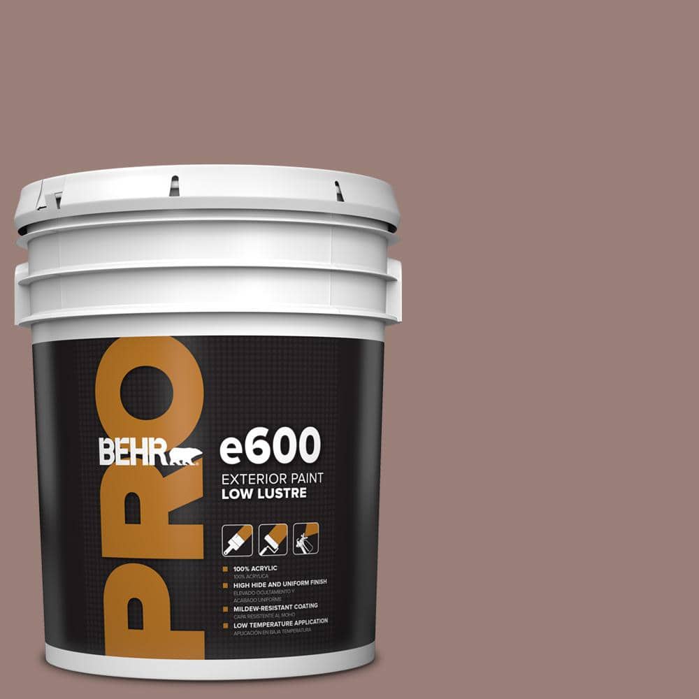BEHR PRO 5 gal. #180F-5 Cougar Low Luster Exterior Paint PR62305 - The ...