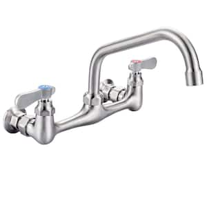 IVIGA Double Handle Wall Mounted Commercial Standard Kitchen Faucet ...