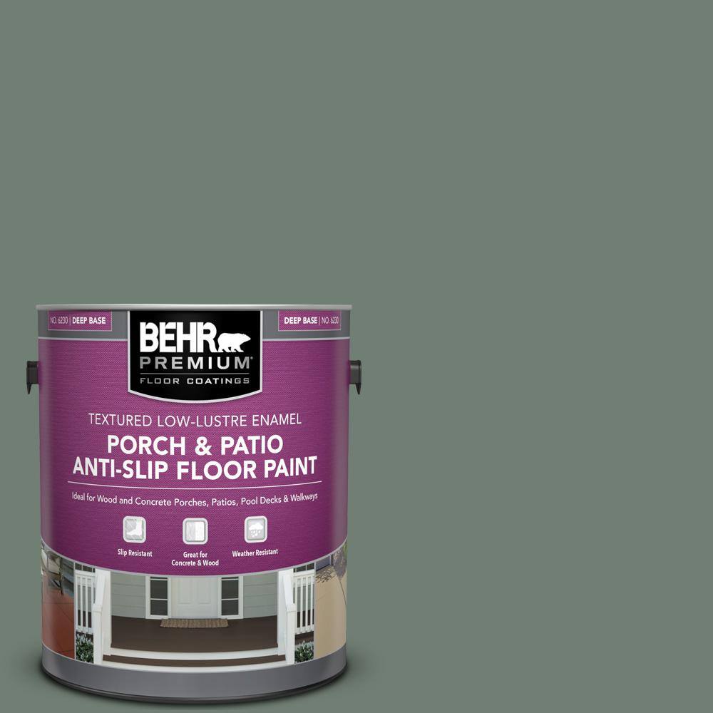 BEHR PREMIUM 1 gal. #N420-5 Boreal Textured Low-Lustre Enamel Interior ...