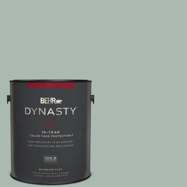 BEHR DYNASTY 1 gal. #PPU11-14 Zen Flat Exterior Stain-Blocking Paint ...