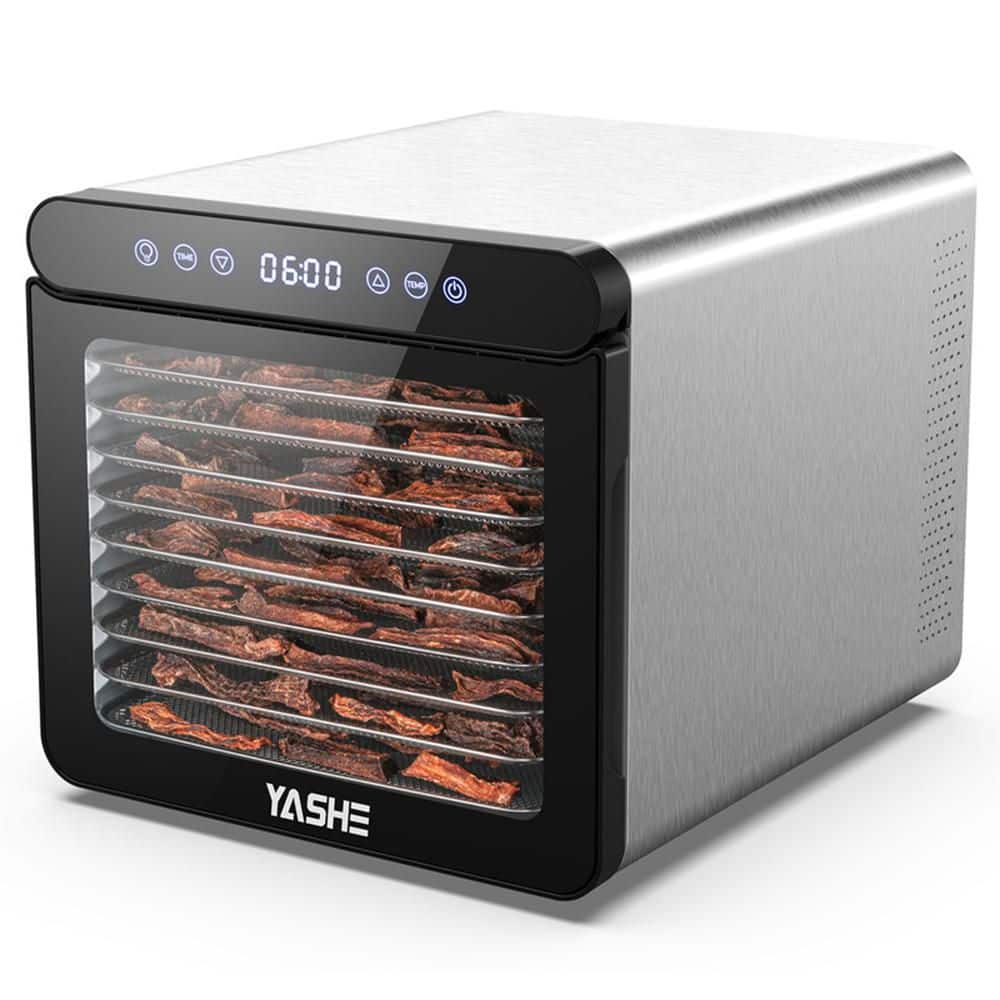 YASHE 800W 9 Stainless Steel Trays Temperature and 48H Timer Food ...