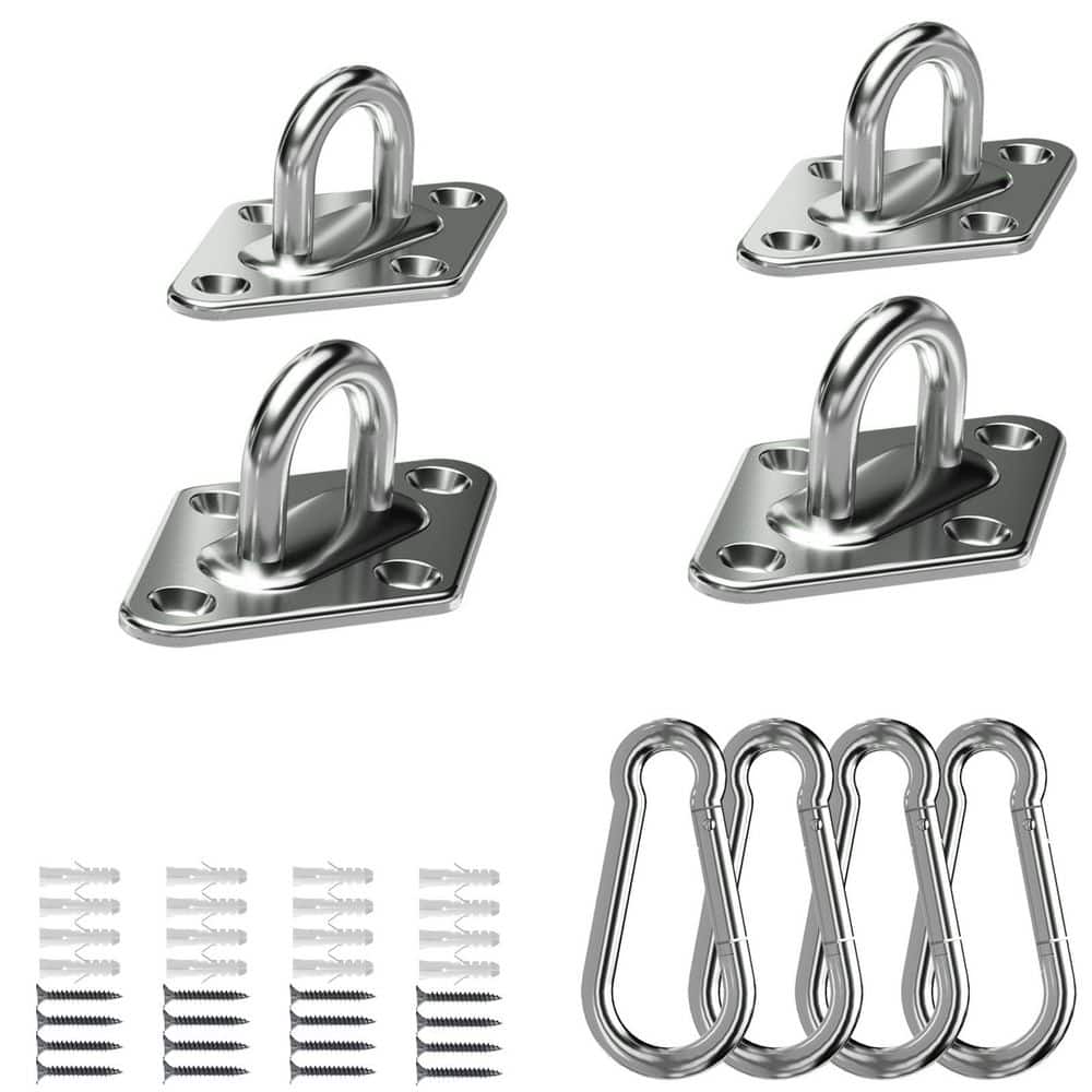 M5 Heavy Duty Stainless Steel Ceiling Hooks Hammock Swing Hanging Kit ...