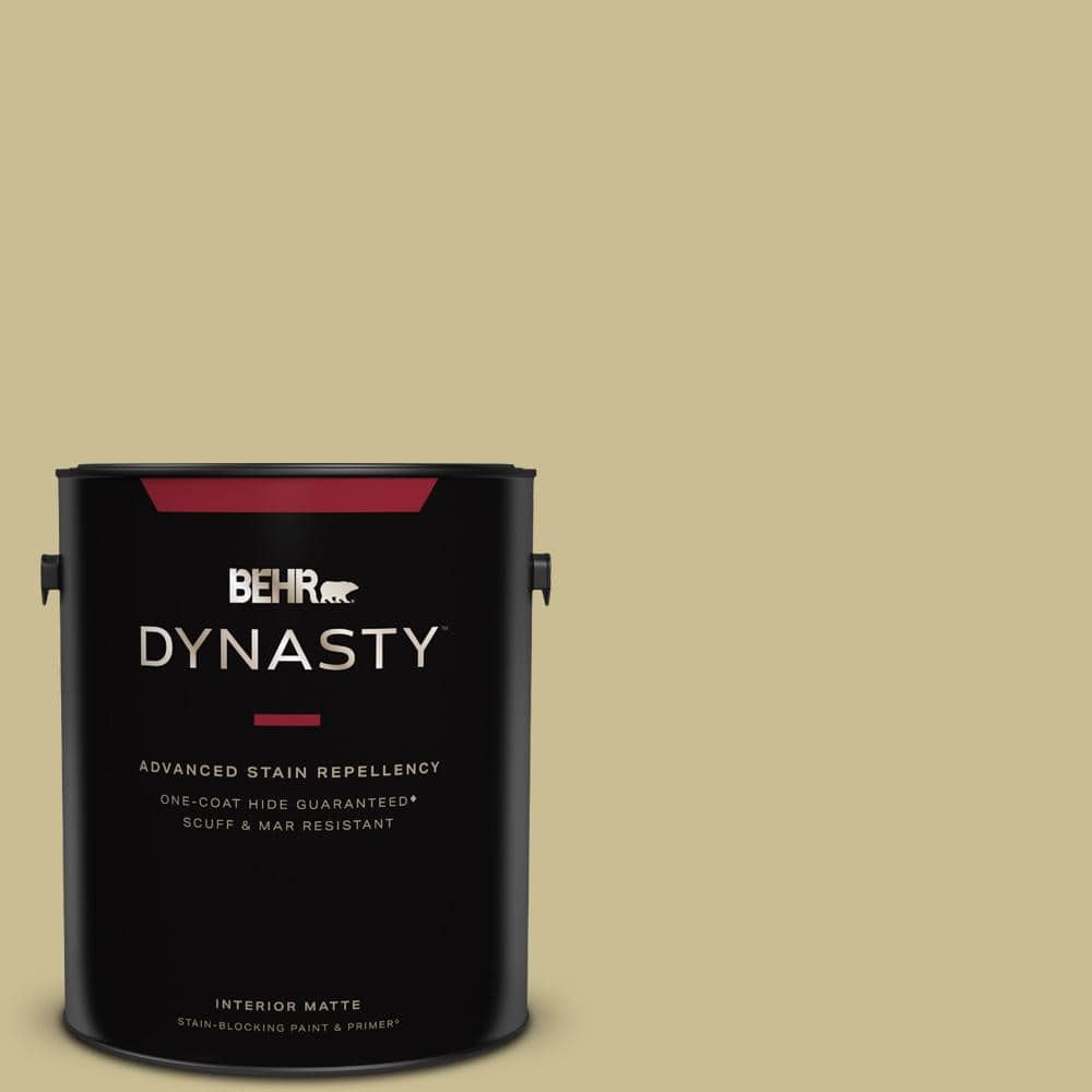 BEHR DYNASTY 1 gal. #M330-4 Morning Tea Matte Interior Stain-Blocking ...