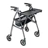 Stander Wonder Indoor Rollator, 4-Wheel Lightweight Folding Walker with ...