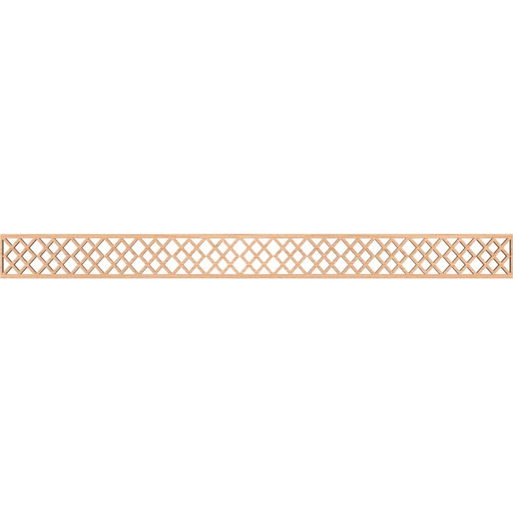 Ekena Millwork Hadley Fretwork 0.25 in. D x 46.375 in. W x 4 in. L ...