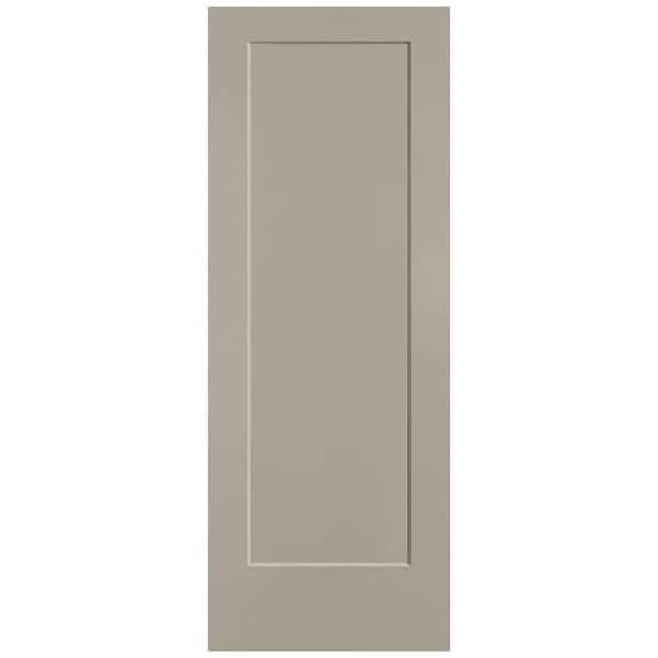 Masonite 30 in. x 80 in. 1-Panel Lincoln Park Single Bore Hollow Core ...