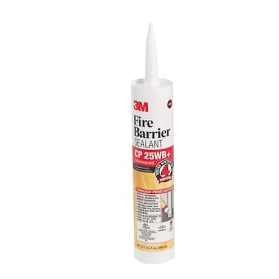 3M 10.1 fl. oz. Gray Fire Block FB 136 Sealant (12-Pack) FB 136