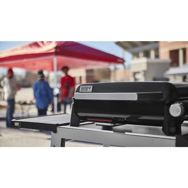Weber Slate Griddle 2-Burner Propane Gas Portable 22 in. Rust-Resistant ...
