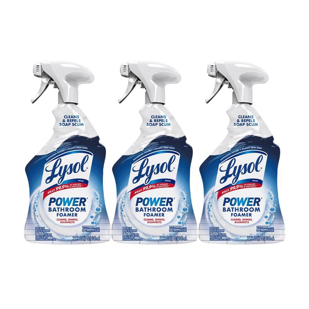 Reviews for Lysol 32 oz. Power Bathroom Foam Disinfecting Cleaner Spray ...