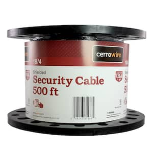 Southwire 500 ft. 18-4 Red Solid CU Unshield FPLP Alarm Cable 57559044