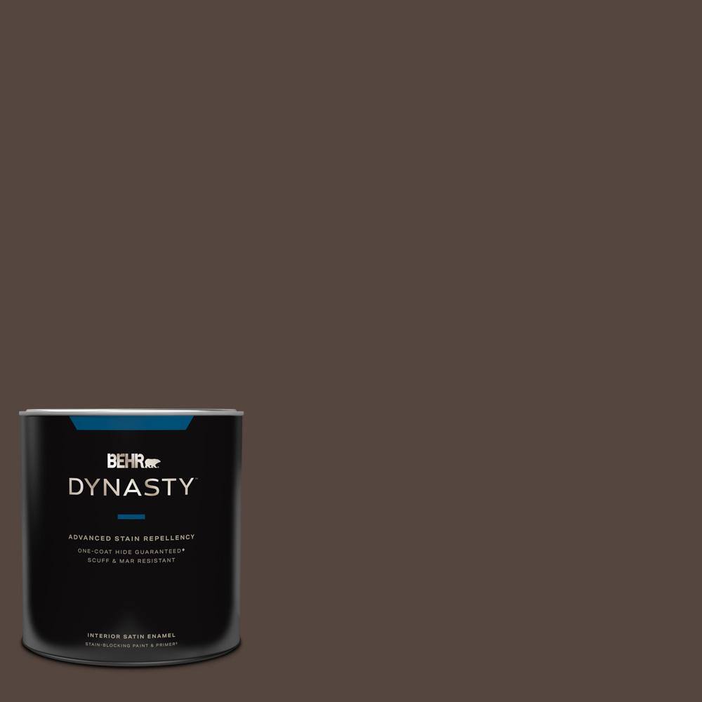 BEHR DYNASTY 1 qt. #HDC-MD-13 Rave Raisin One-Coat Hide Satin Enamel ...