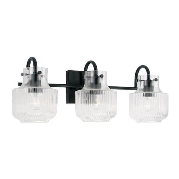 Capital Lighting Fixture Company Nyla 24 in. W x 9 in. H 3-Light Matte ...