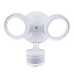 Hyperikon 2-Head Security 25-Watt 270-Degree White Motion Activated ...
