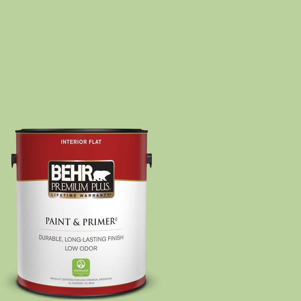 BEHR PREMIUM PLUS 1 gal. #P380-4 Four Leaf Clover Flat Low Odor ...