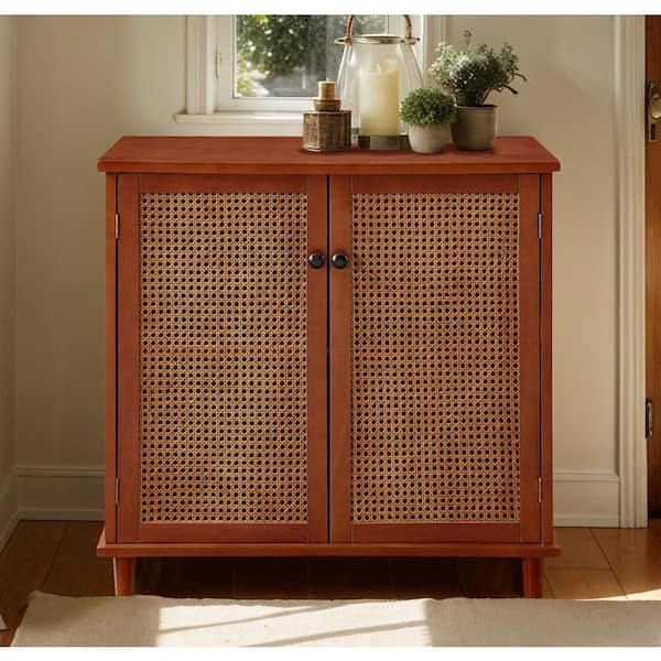 Art Leon RUSTIC Natural MDF TOP 31.7 in. Buffet Sideboard SB017-1-NA-W ...