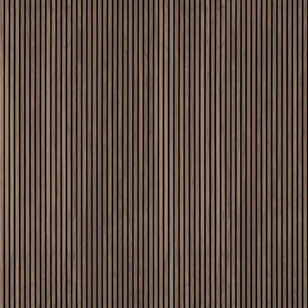 MSI Tawny Acoustic 9.5 in. x 94.5 in. Mixed Wood Slat Flat Wall Panel (4 Panels/24.92 sq.ft ...