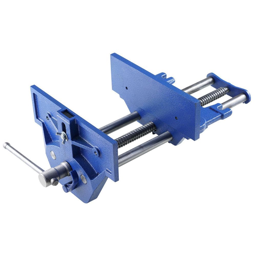 SKYSHALO Woodworking Vise, 13 in. Woodworking Bench Vise, Heavy-Duty ...