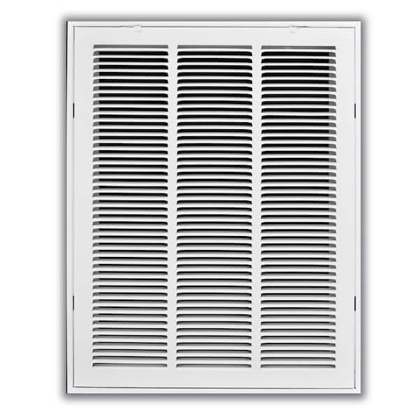 TruAire 16 in. x 20 in. White Return Air Filter Grille H190 16X20 - The ...