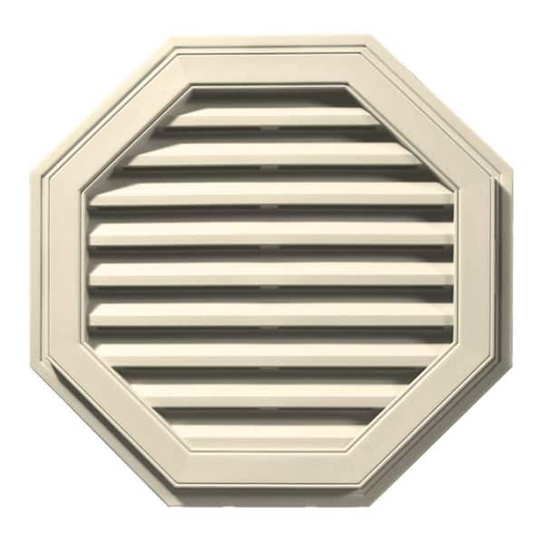 Mid America 22 in. White Octagon Vent 00400022001 - The Home Depot