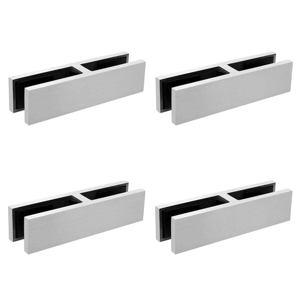 Angel Sar Stainless Steel H Shape Railing Glass Clip Holder, Marine ...