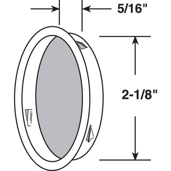 Prime-Line N 6699 Hardware Prime-Line Bright Brass Sliding Closet Door ...