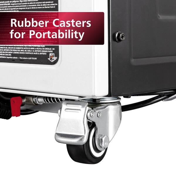 Husky 8 Gal. 150 PSI Electric Oil-Free Quiet Workshop Air Compressor in ...