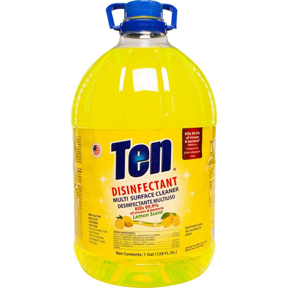 128 oz. Lemon Odor Eliminator and Disinfectant All-Purpose Cleaner ...