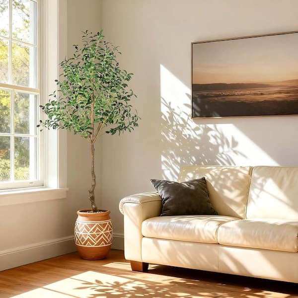 7ft Artificial Tree For Home Decor 7ft Faux Black Olive Tree ...