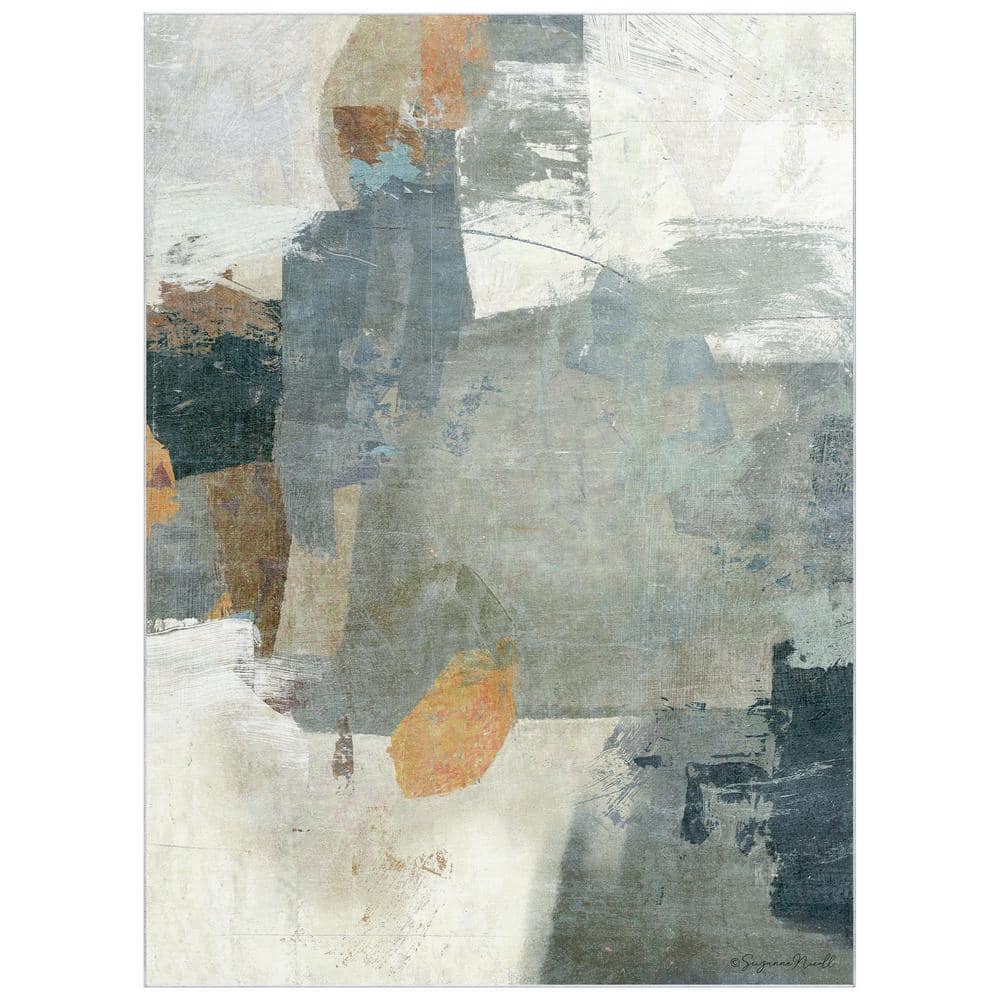 Empire Art Direct Gray 8 ft. x 10 ft. Interstellar Washable Abstract ...