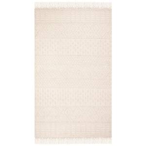 SAFAVIEH Natura Ivory 8 ft. x 10 ft. Geometric Tribal Area Rug NAT852B-8