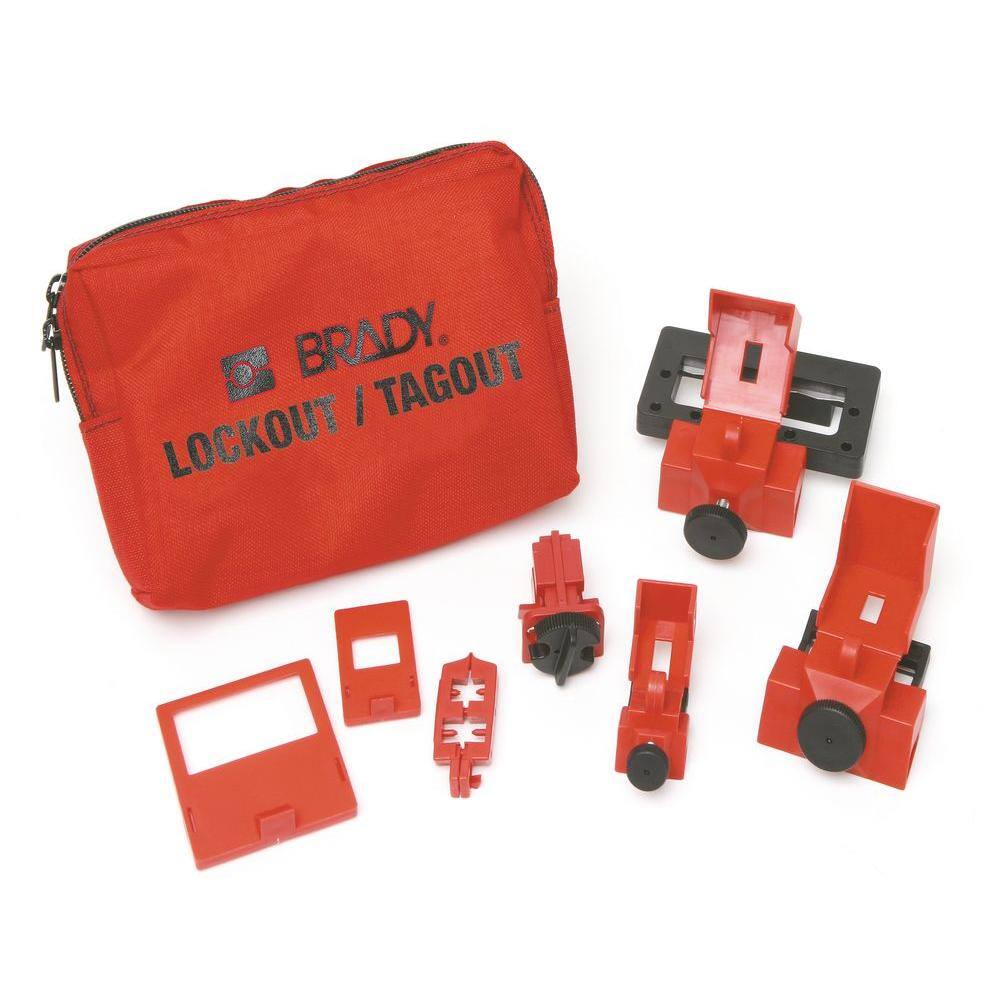 Brady Breaker Lockout Sampler Toolbox Kit 99293