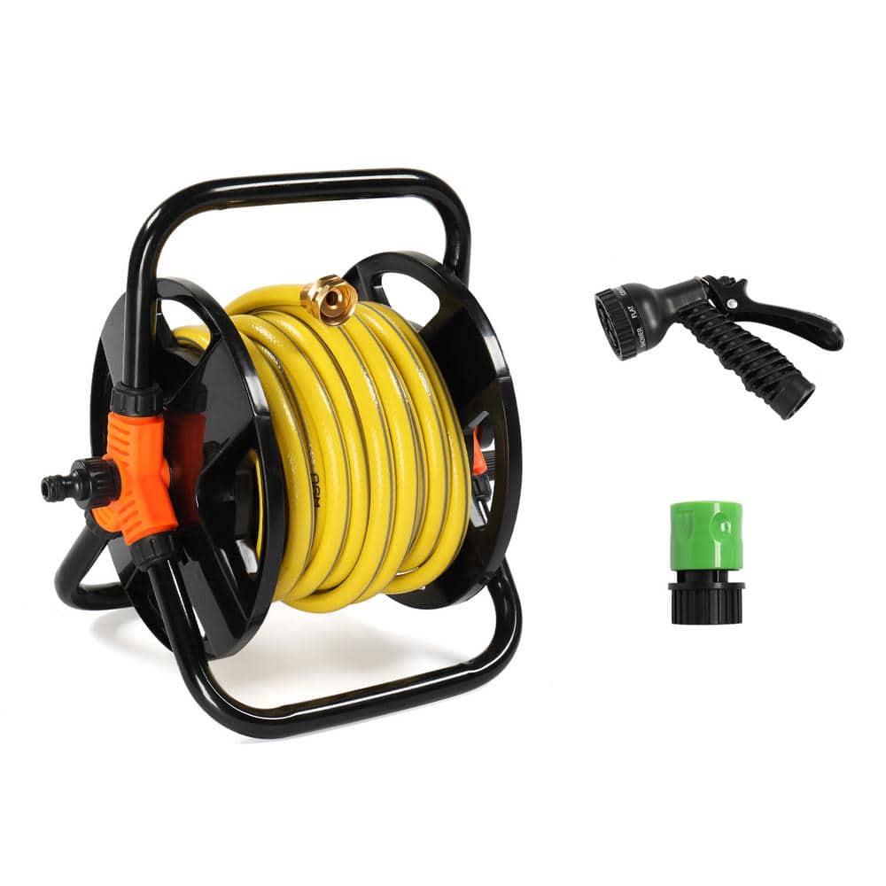 Karl home Plastic Black Hose Reel Box K1G54000075 - The Home Depot