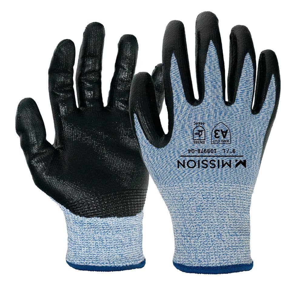 Mission A1 Medium Cool-Tech Work Gloves 1-Pair 111414-03 - The Home Depot