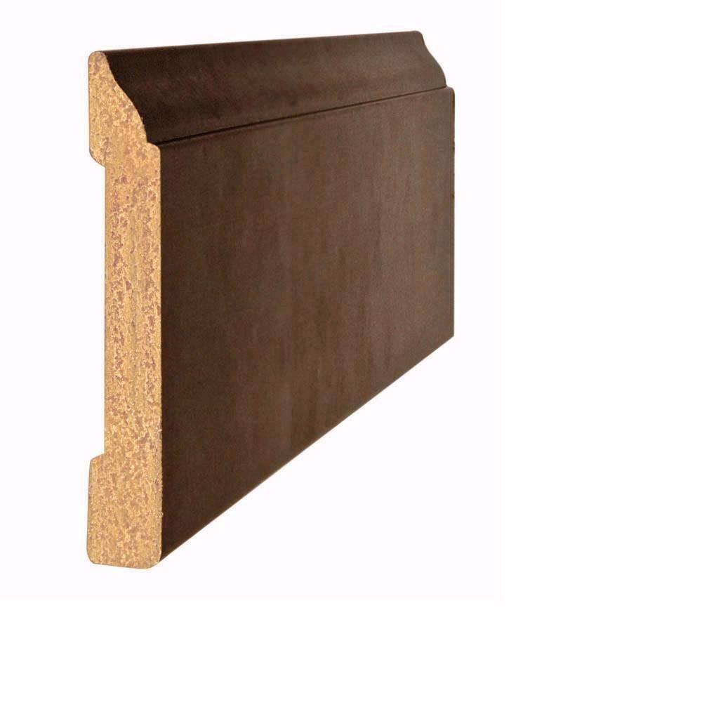 8 ft. x 3-7/16 in. x 1/2 in. Vinyl Base Moulding 46320800808 - The Home ...