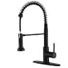 Boyel Living 3-Spray Patterns Single Handle Pull Down Sprayer Kitchen ...