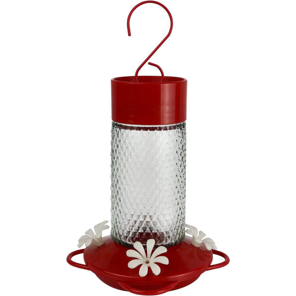 Reviews for Wild Wings Charming Cherry Glass Gravity Hummingbird Feeder ...