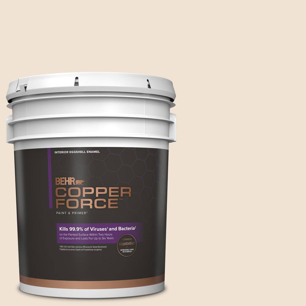COPPER FORCE 5 gal. #N250-1 Clay Dust Eggshell Enamel Virucidal and ...