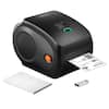 VEVOR Thermal Label Printer 4 in. x 6 in. 300 DPI Bluetooth Thermal ...